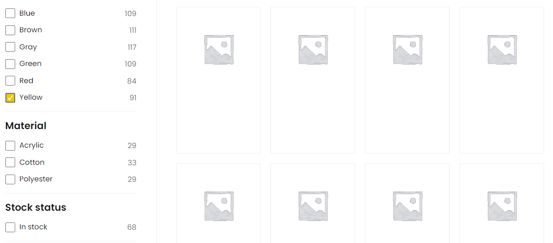 Product grid rendering - WooCommerce Product Filters Plugin